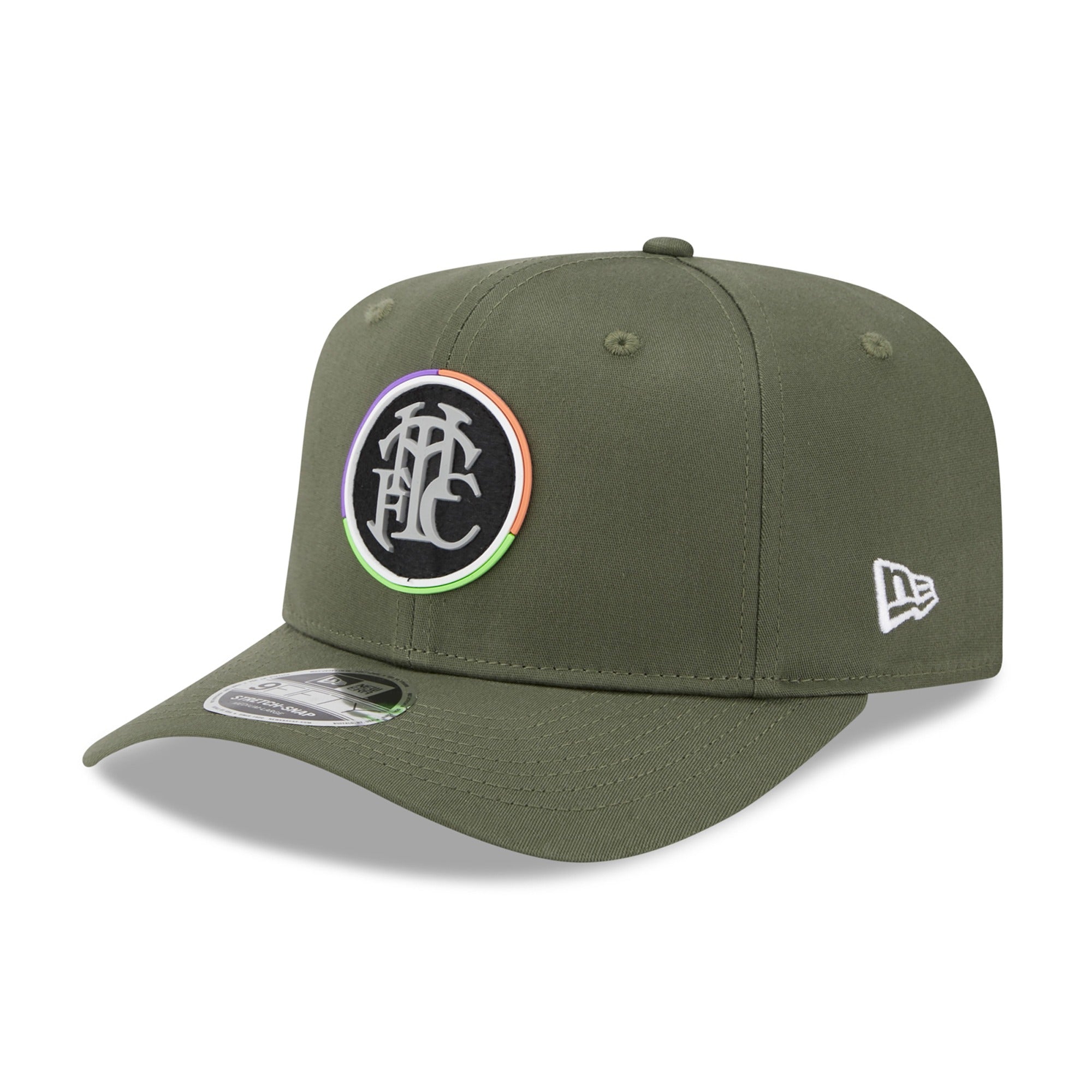 Tottenham Rubber Flock 9Fifty SS Adults - New Olive | TheRaceWorks