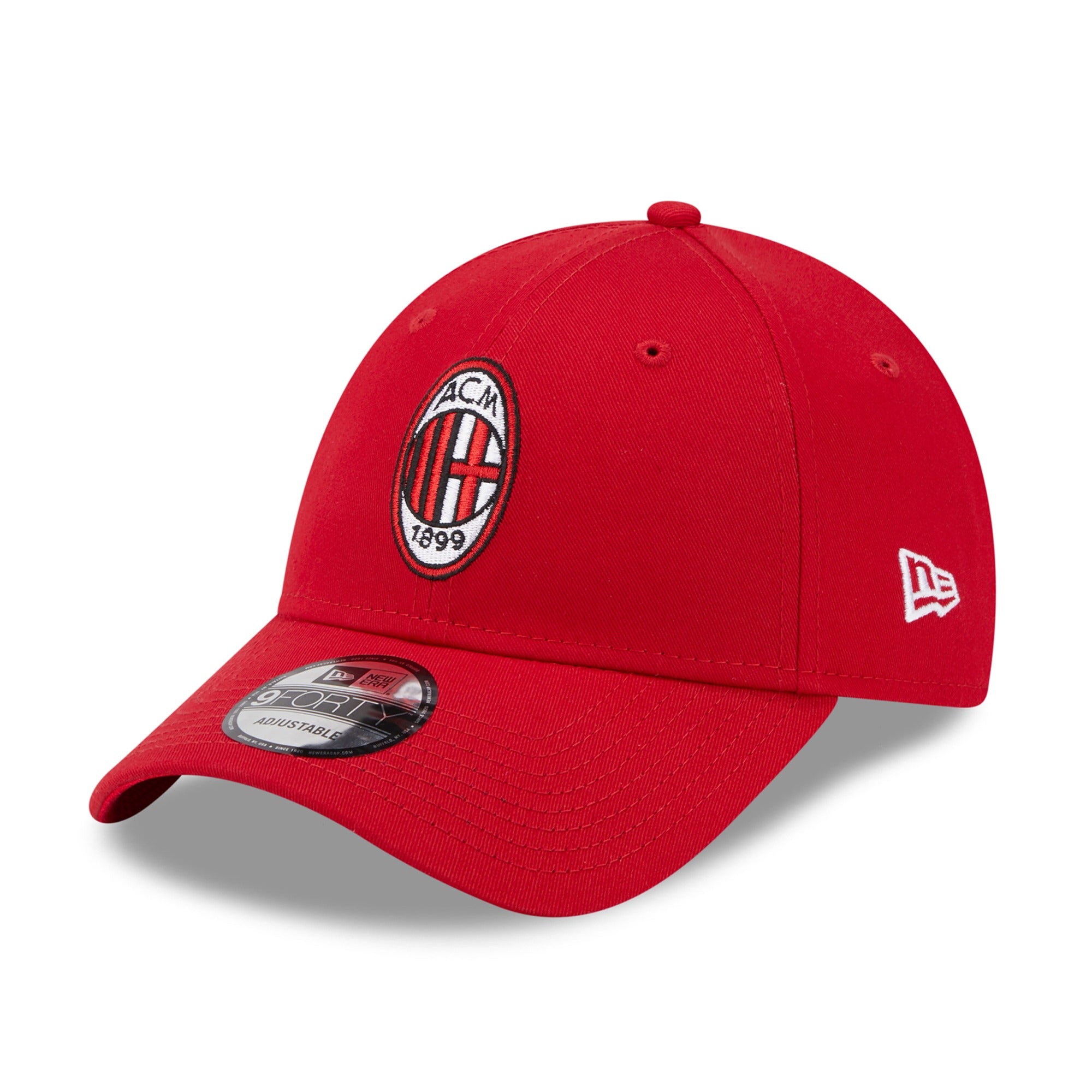 AC Milan Core 9Forty Adults - Scarlet | TheRaceWorks