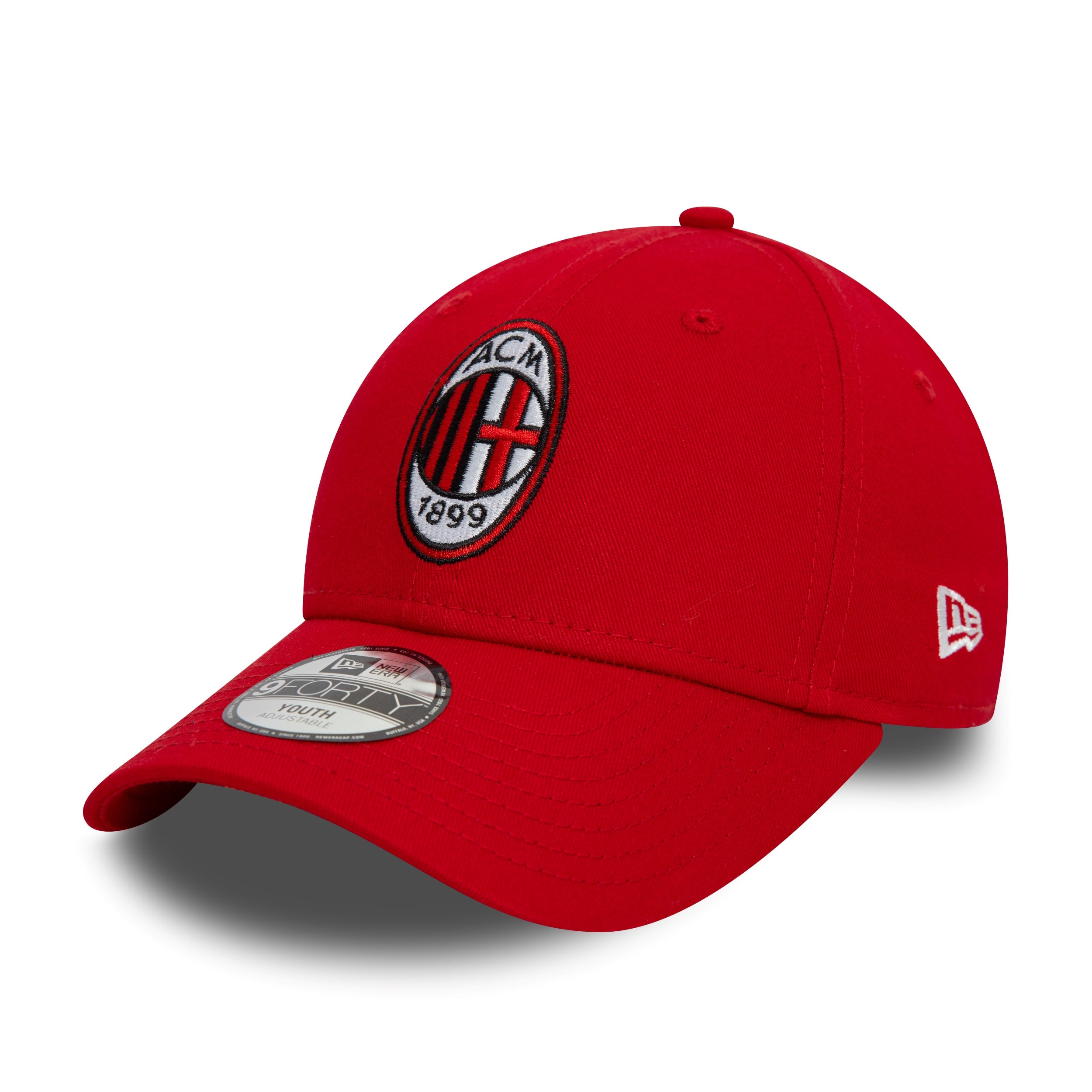 AC Milan Core 9Forty Cap Kids - Scarlet | TheRaceWorks